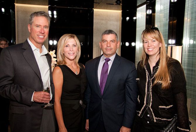 54.Cliff Viner, owner of the Florida Panthers, Jill Viner, Eric ...