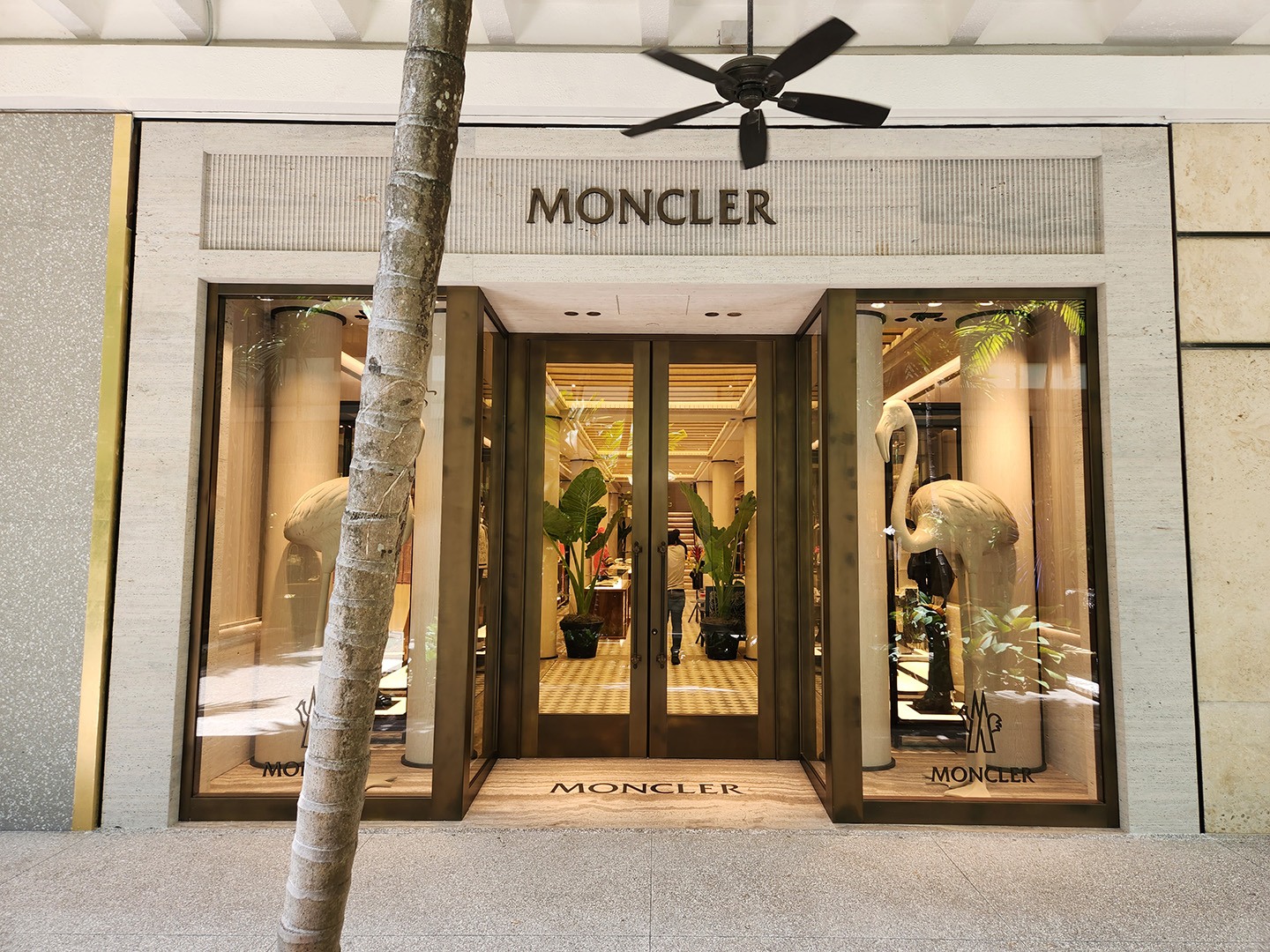 Moncler at Bal Harbour Shops Miami.