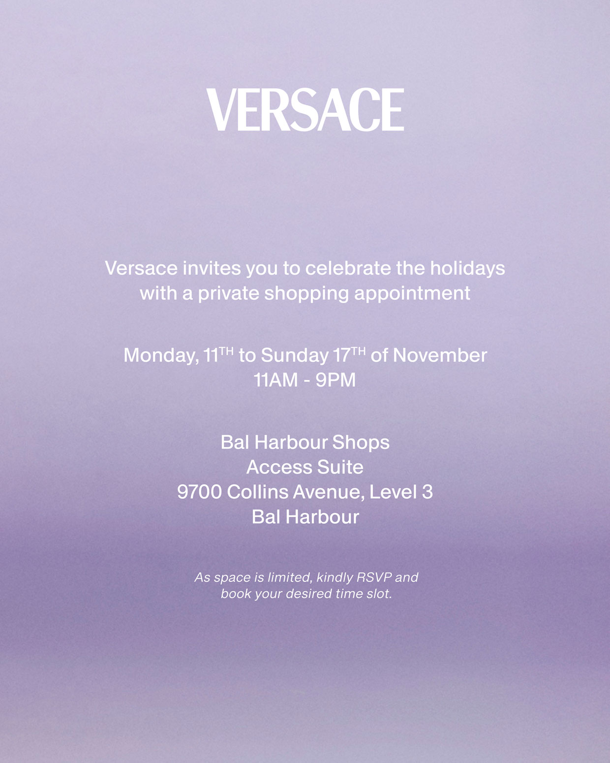 Etro Access Suite event